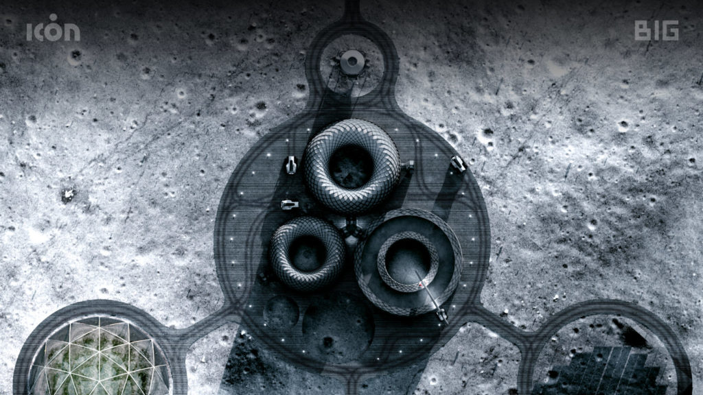 3D printed habitats on the moon project by ICON, BIG and SEarch ...
